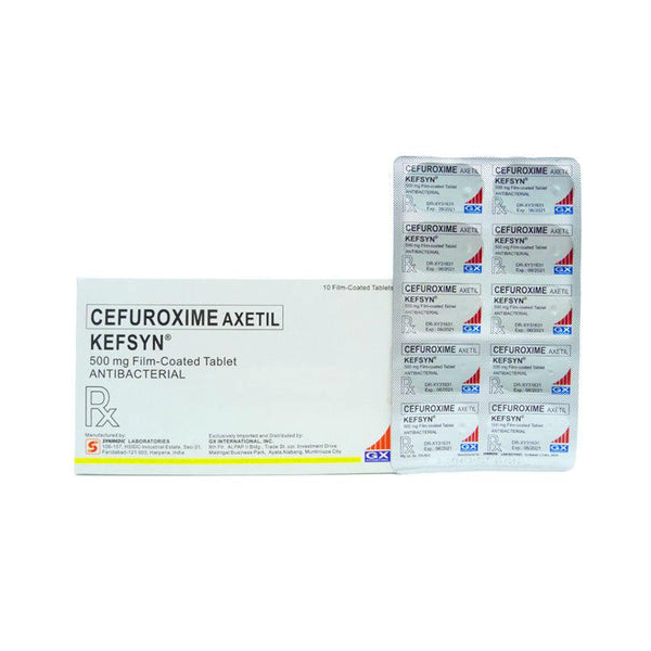 KEFSYN Cefuroxime Axetil 500mg Film-Coated Tablet 1's price in the ...